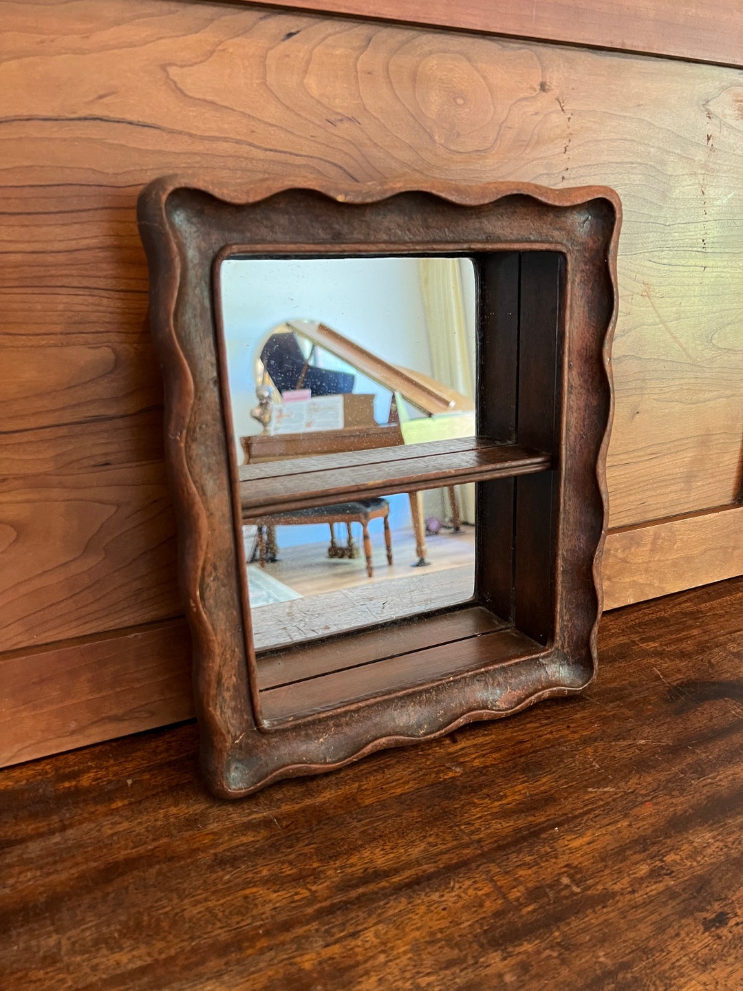 Antique Mirrored Shadow Box - Etsy