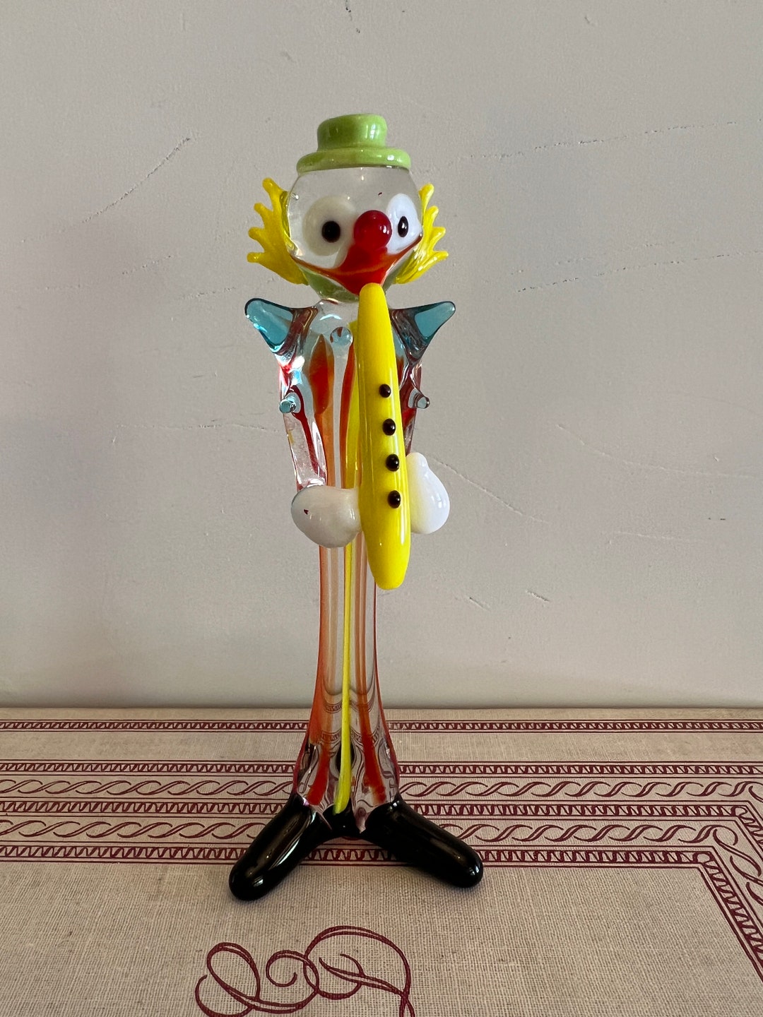 Small Hand Blown Murano Glass Clown - Etsy