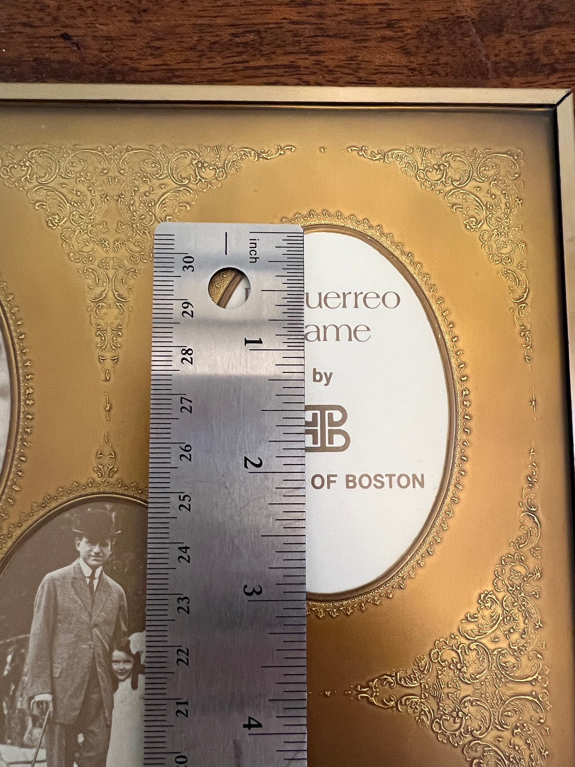 BURNES OF BOSTON Daguerreo Picture Frame Rare Five Oval Pictures ...