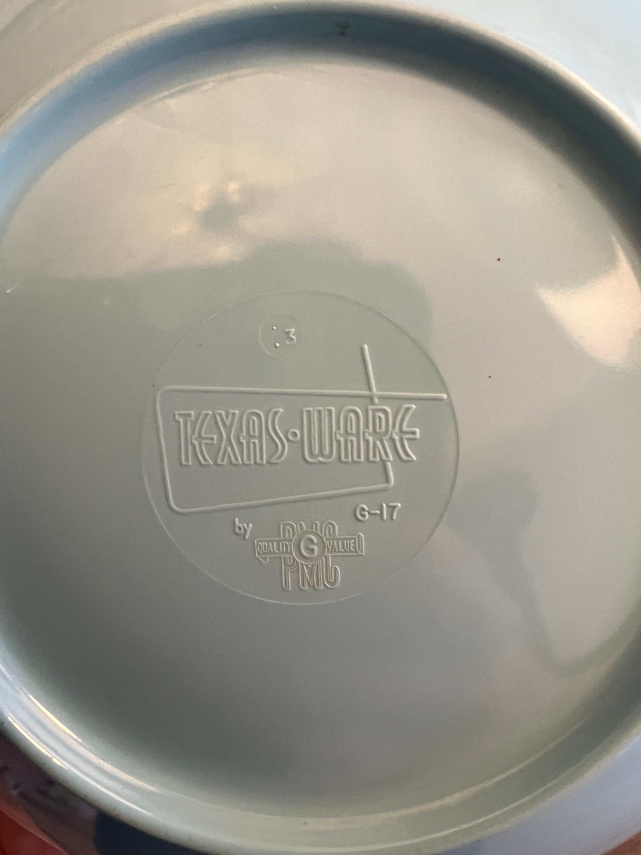 33pc Vintage TEXAS-WARE Melamine Dinnerware Blue Flowers Blue Floral ...