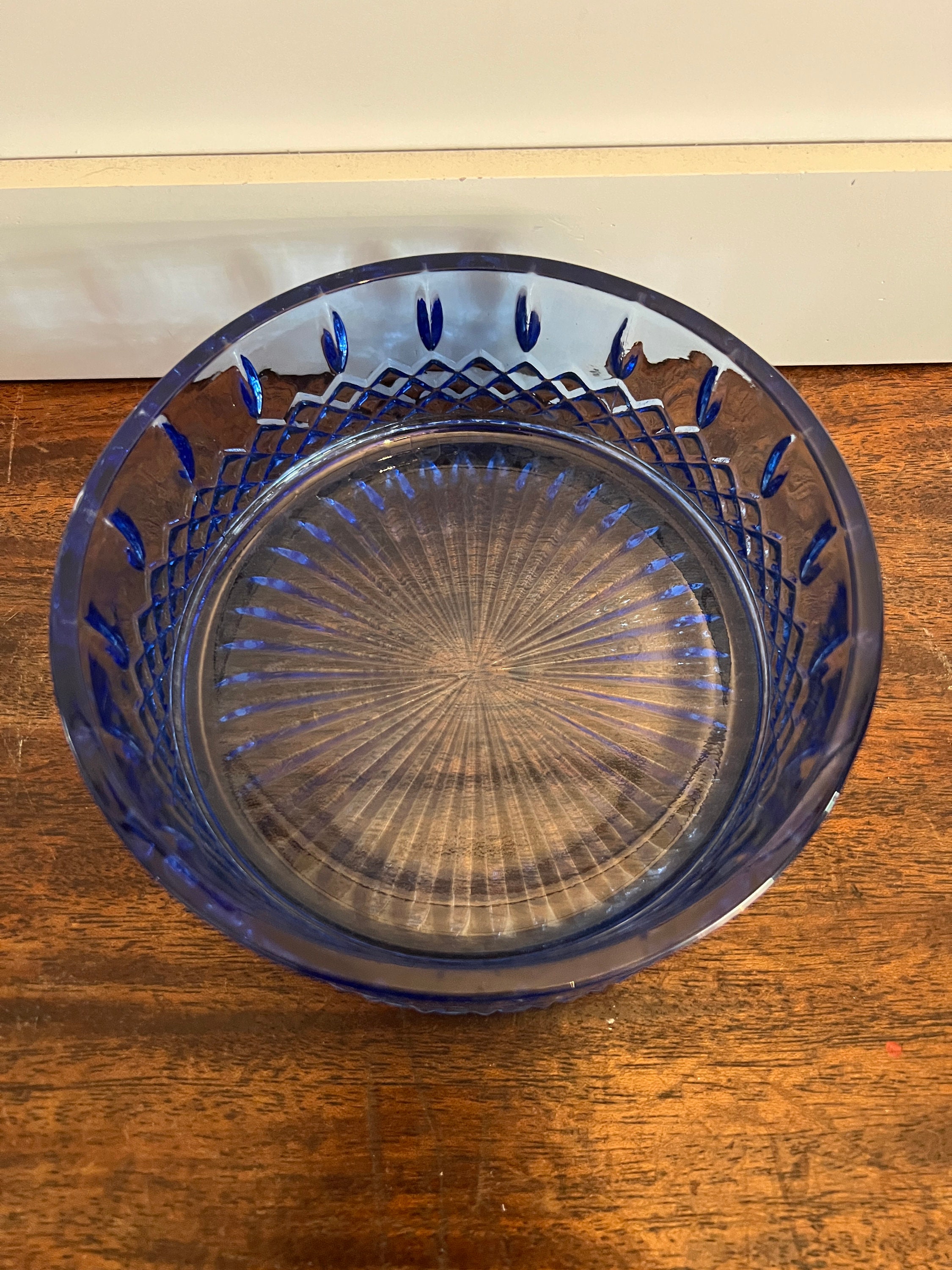 Vintage Indiana Princess Candy Dish, Ice Blue Candy Dish, Depression ...