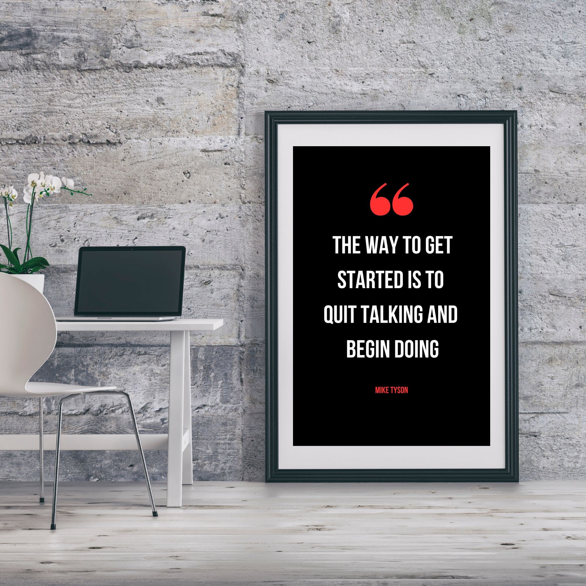 Mike Tyson Wall Art, Mike Tyson Quote, Iron Mike Tyson, Boxing Quotes ...