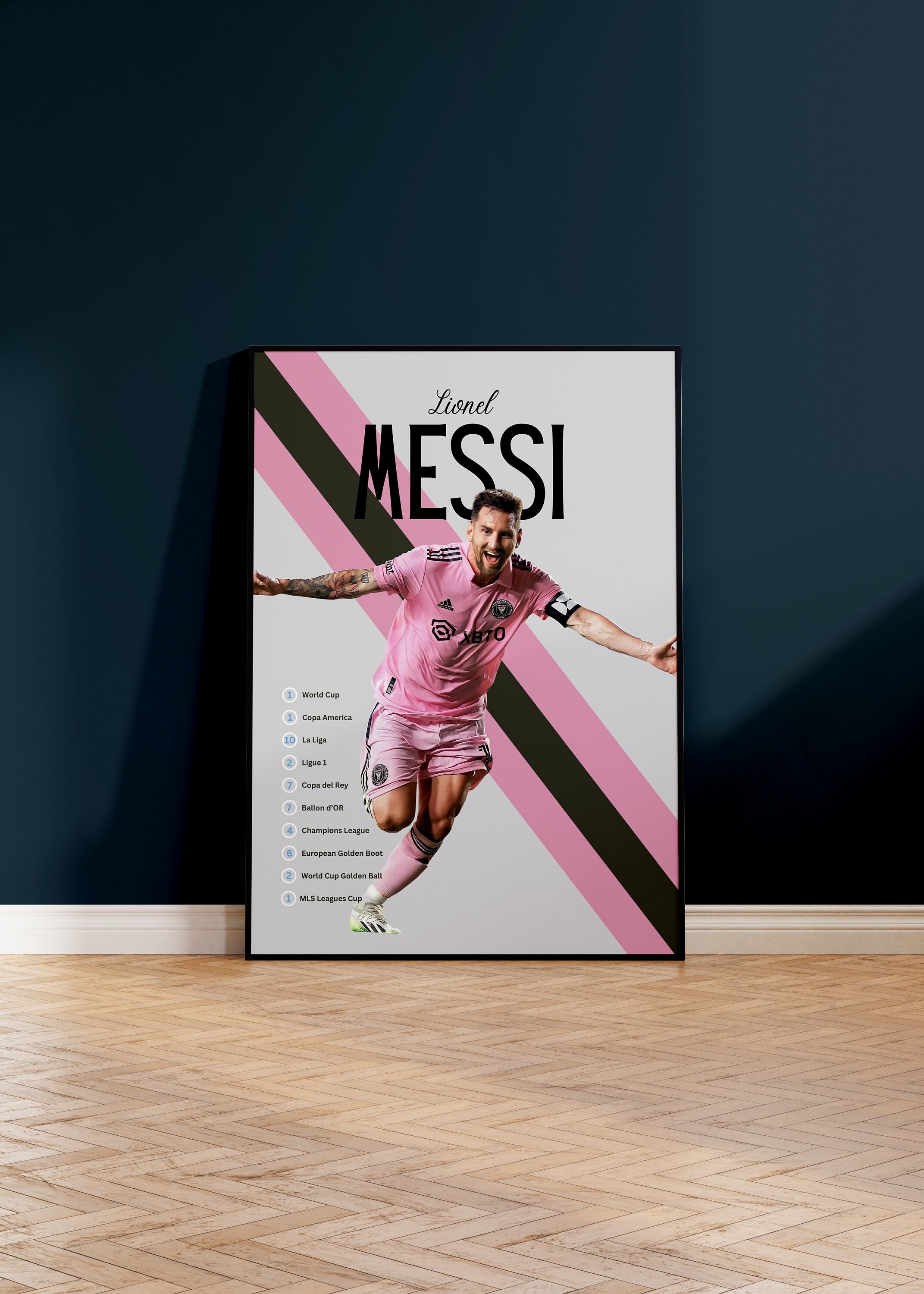Lionel Messi , Inter Miami , Messi Print, Messi Poster, Minimalist ...