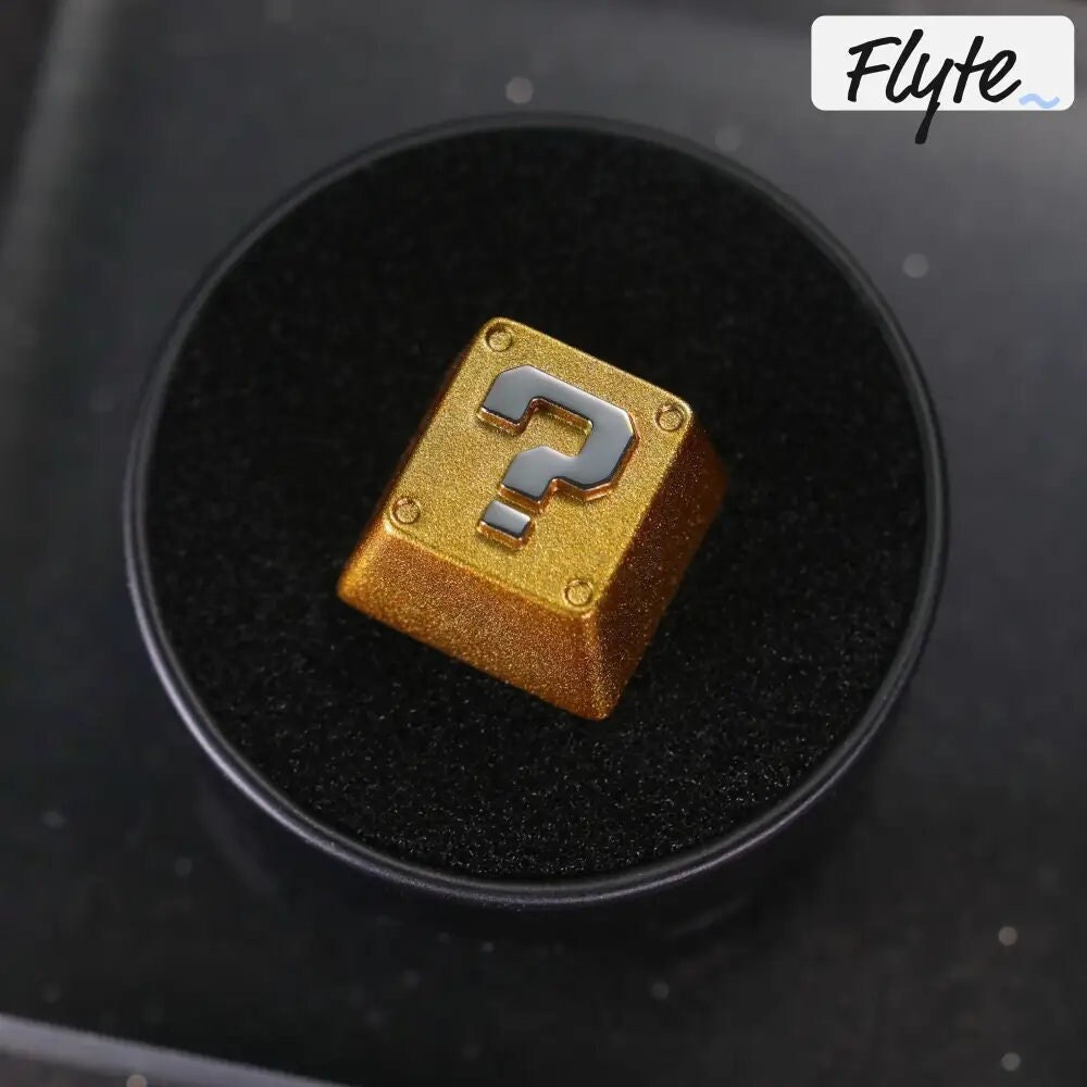 Original Nintendo Mario Mystery Block Keycap for MX Switches Fits Most ...