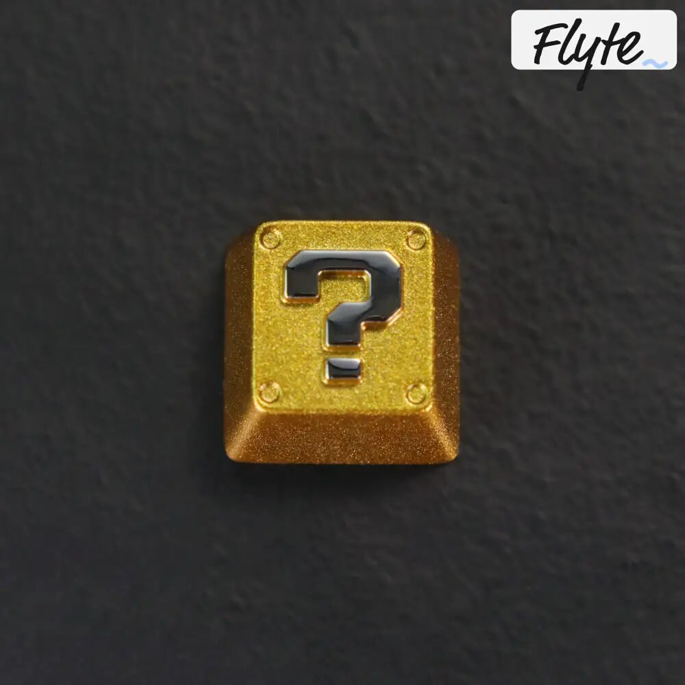 Original Nintendo Mario Mystery Block Keycap for MX Switches Fits Most ...