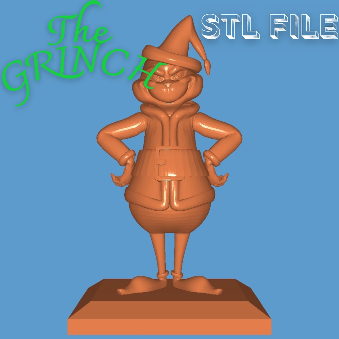Grinch, der Grinch, Datei 3d, 3D-Drucker, Stl-Datei, CNC-Maschine, 3D ...