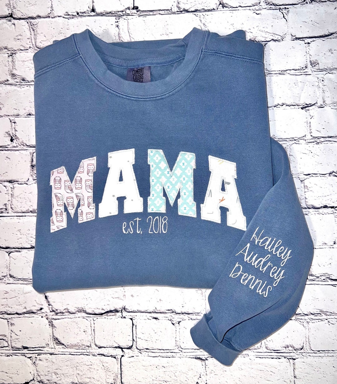 Mama Sweatshirt, Custom Keepsake, Made From Your Baby's Clothing ...