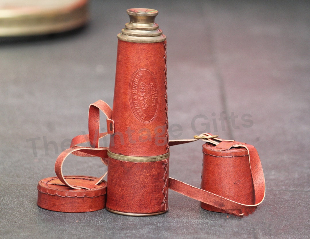 Brass Custom Engraved Handmade Telescope 100X , Personalized Gift ...
