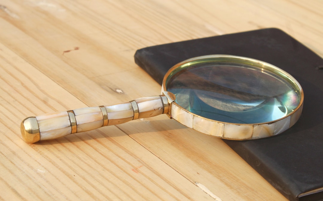 Brass Vintage Handheld Magnifier, Reading Magnifying Glass, Newspaper ...