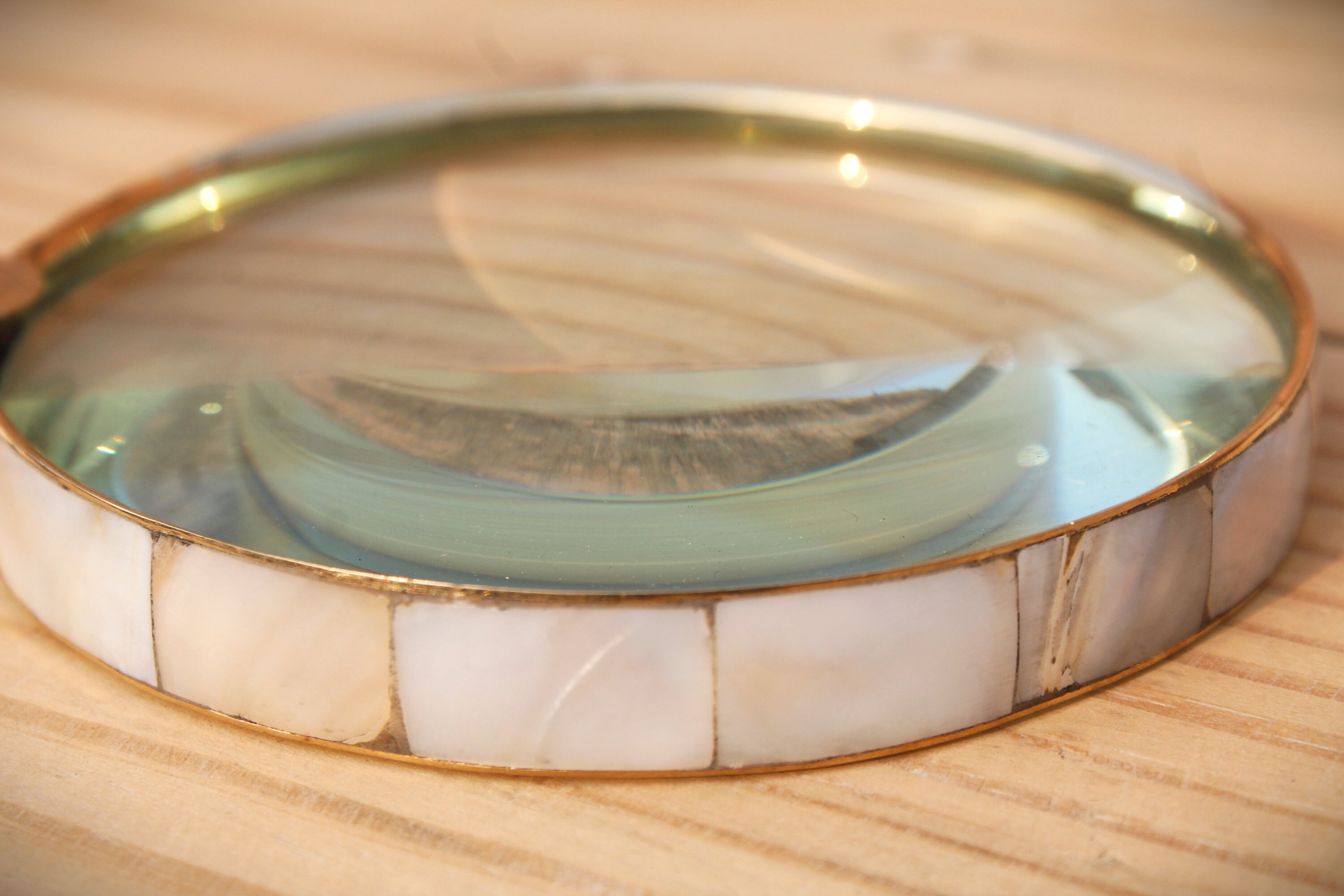 Brass Vintage Handheld Magnifier Reading Magnifying Glass - Etsy