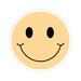 Happy Face Sticker - Etsy