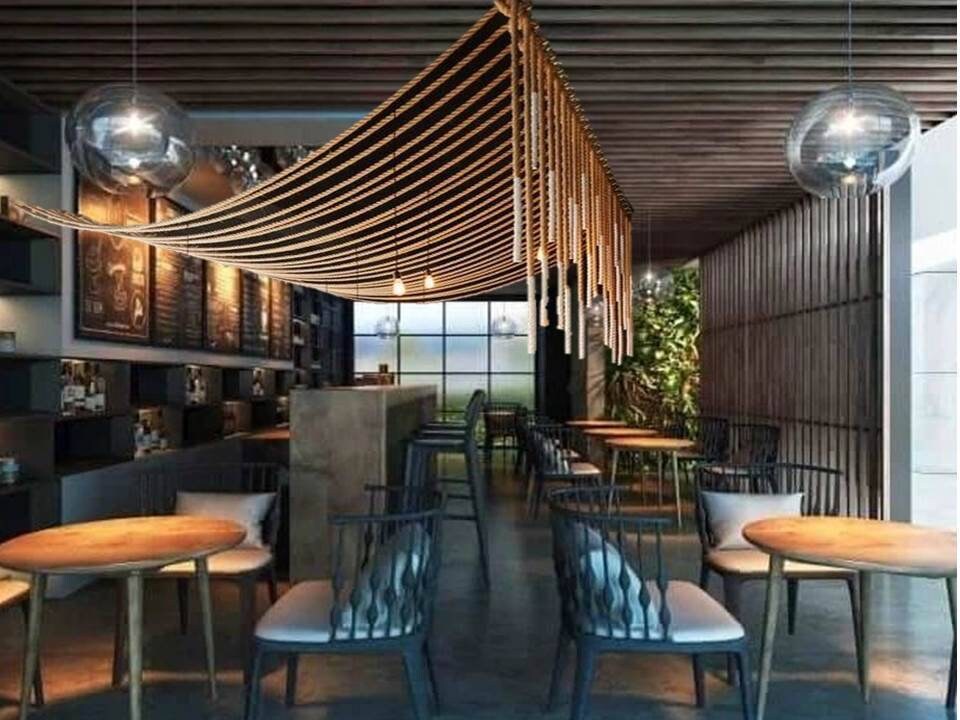 Restourant Interior Rope Lighting 110 Volt U.L 30 Arms Cafe - Etsy