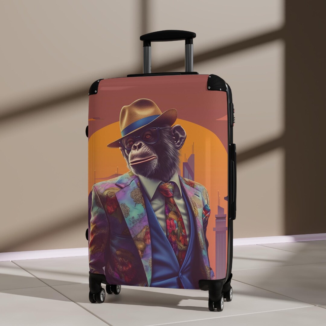Monkey Suitcase, Ape Luggage, AI Animal Travel Bag, Smart Monkey Carry ...