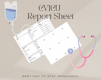 CVICU Report Sheet - Etsy