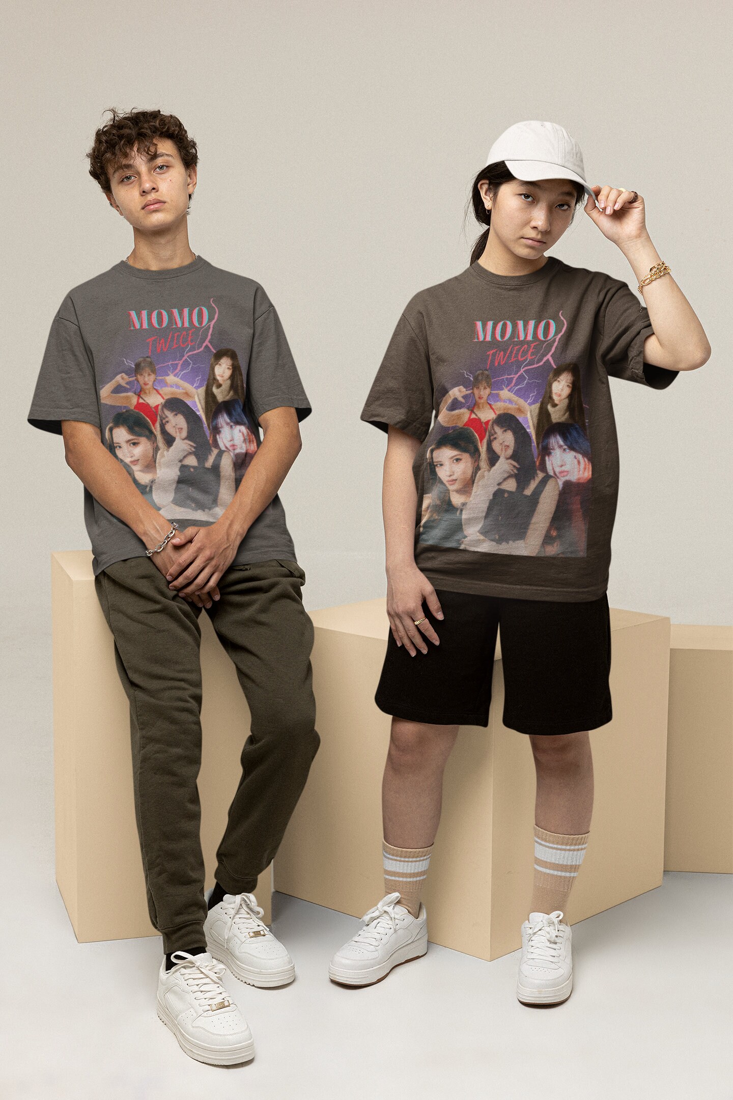 Twice Momo 90s Vintage Collage Shirt - Etsy