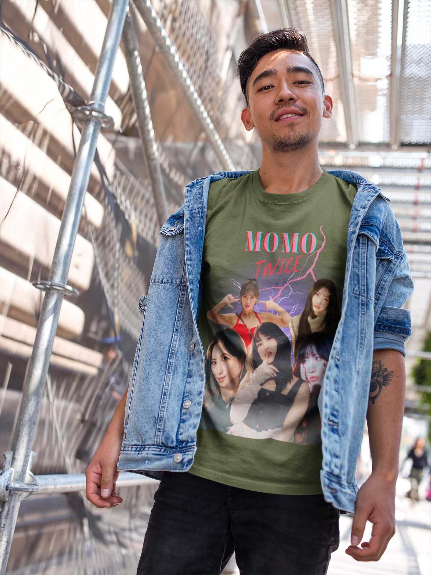 Twice Momo 90s Vintage Collage Shirt - Etsy