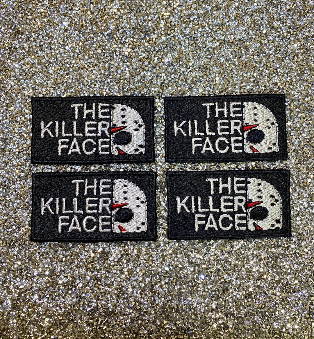 The Killer Face Embroidered Patch | Iron on Patch | Sew on Patch ...