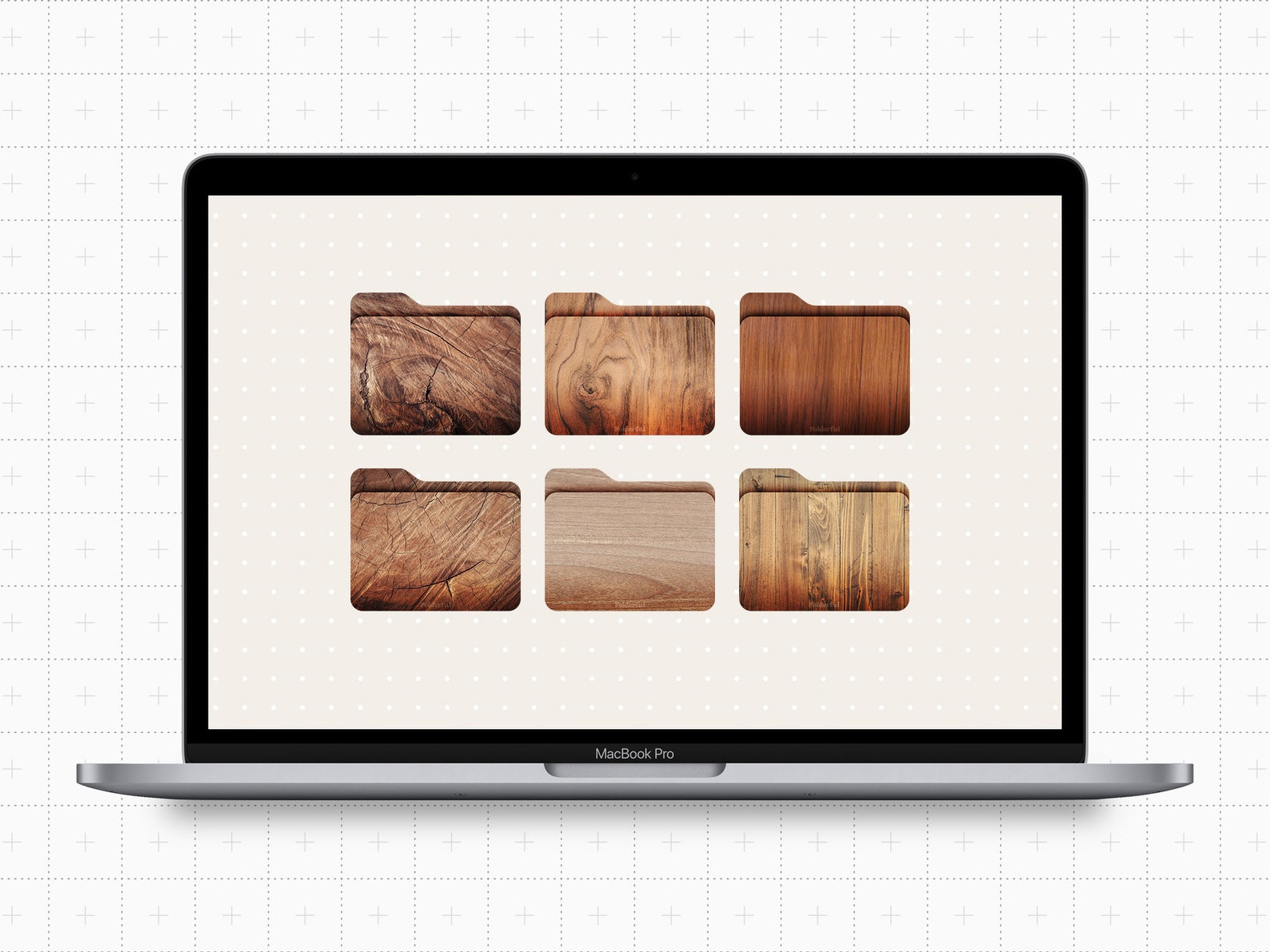 Wood Elegance / Mac Folder Icons, Desktop Icons, Macbook, Apple, Macos ...