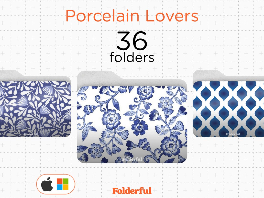 Porcelain Lovers / Mac Folder Icons, Desktop Icons, Apple, Macos ...