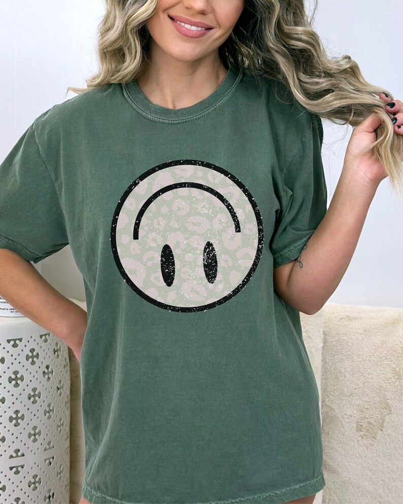 Comfort Colors Upside Down Smiley Face Shirt, Sarcastic T-shirt ...