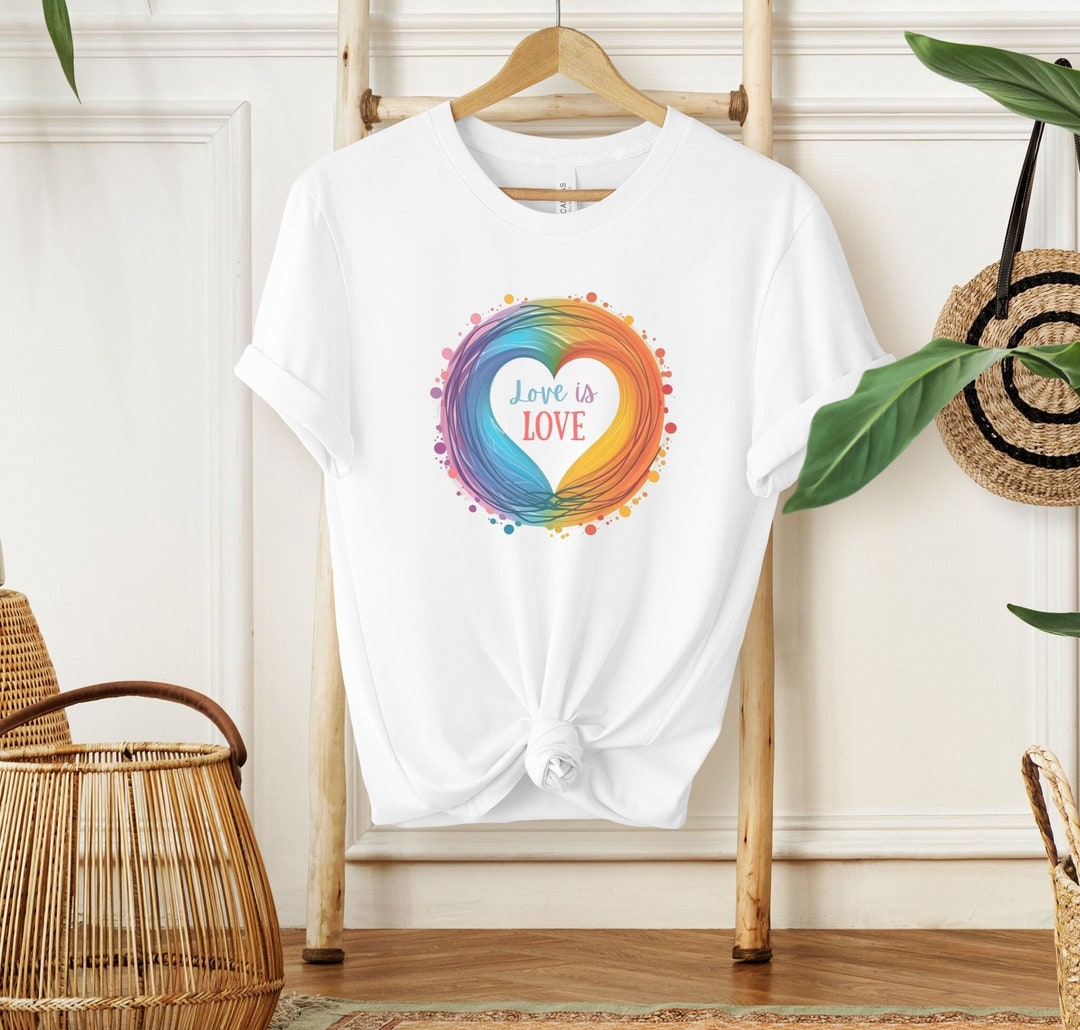 Camisa Love Is Love, camiseta de bondad, camiseta de apoyo LGBTQ ...