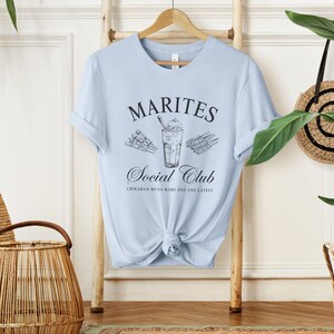 MARITES Social Club Shirt, Halo-halo & Filipino Street Food T-shirt for ...