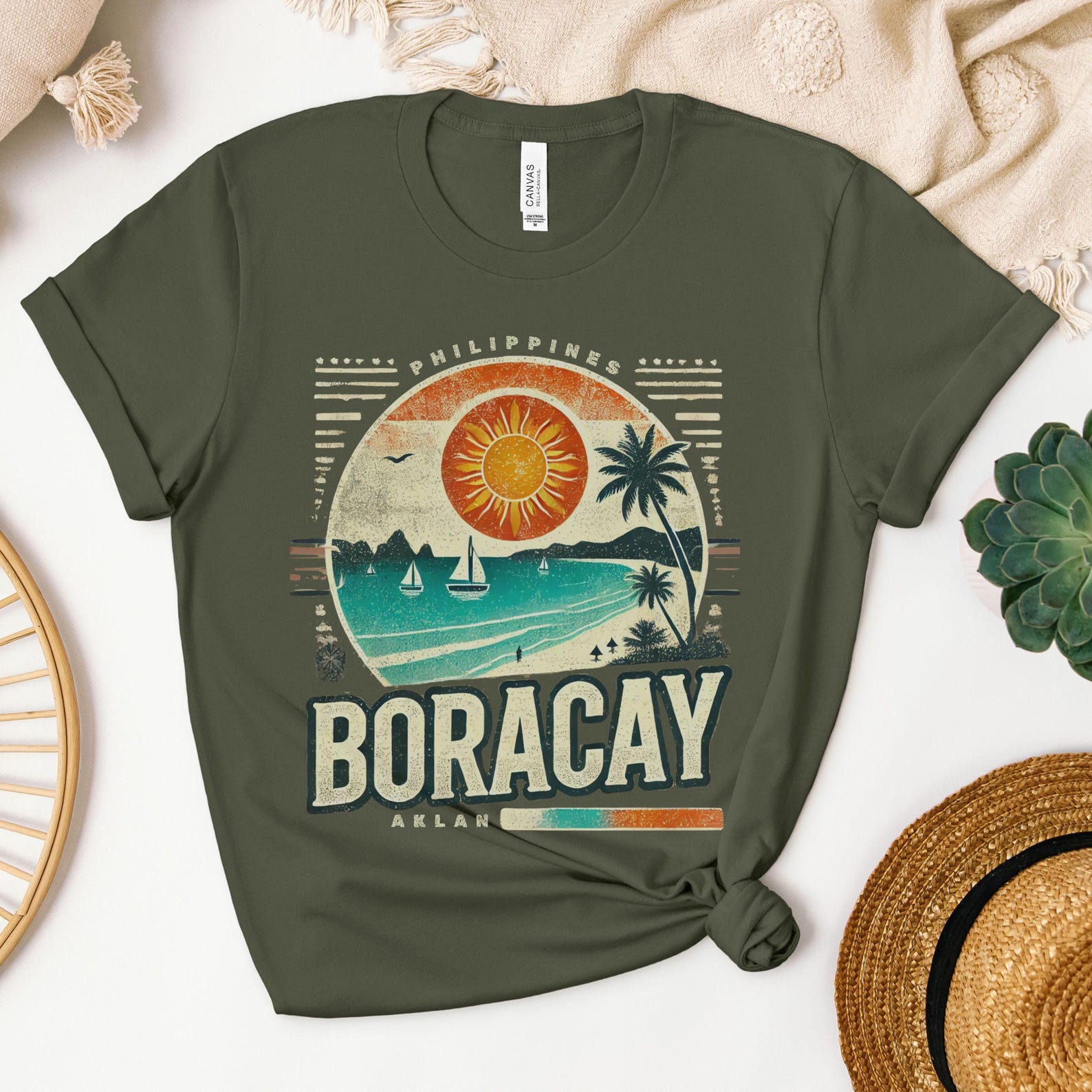 Boracay Philippines Shirt Features Aklan Beach Paradise Design, Gift ...