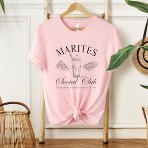 MARITES Social Club Shirt, Halo-halo & Filipino Street Food T-shirt for ...