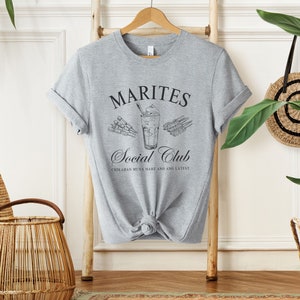 MARITES Social Club Shirt, Halo-halo & Filipino Street Food T-shirt for ...
