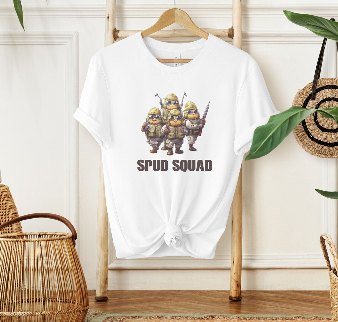 Unisex Spud Squad T-shirt, Military Potatoes Shirt, Army of Potatoes ...