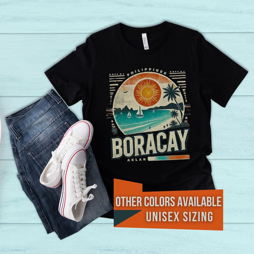 Boracay Philippines Shirt Features Aklan Beach Paradise Design, Gift ...