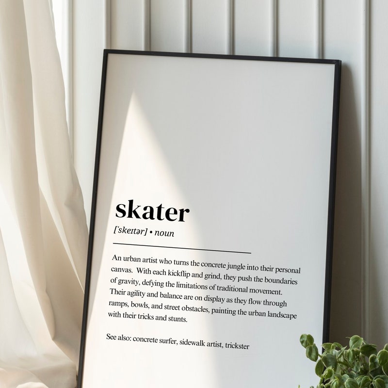 Skateboard Poster - Etsy