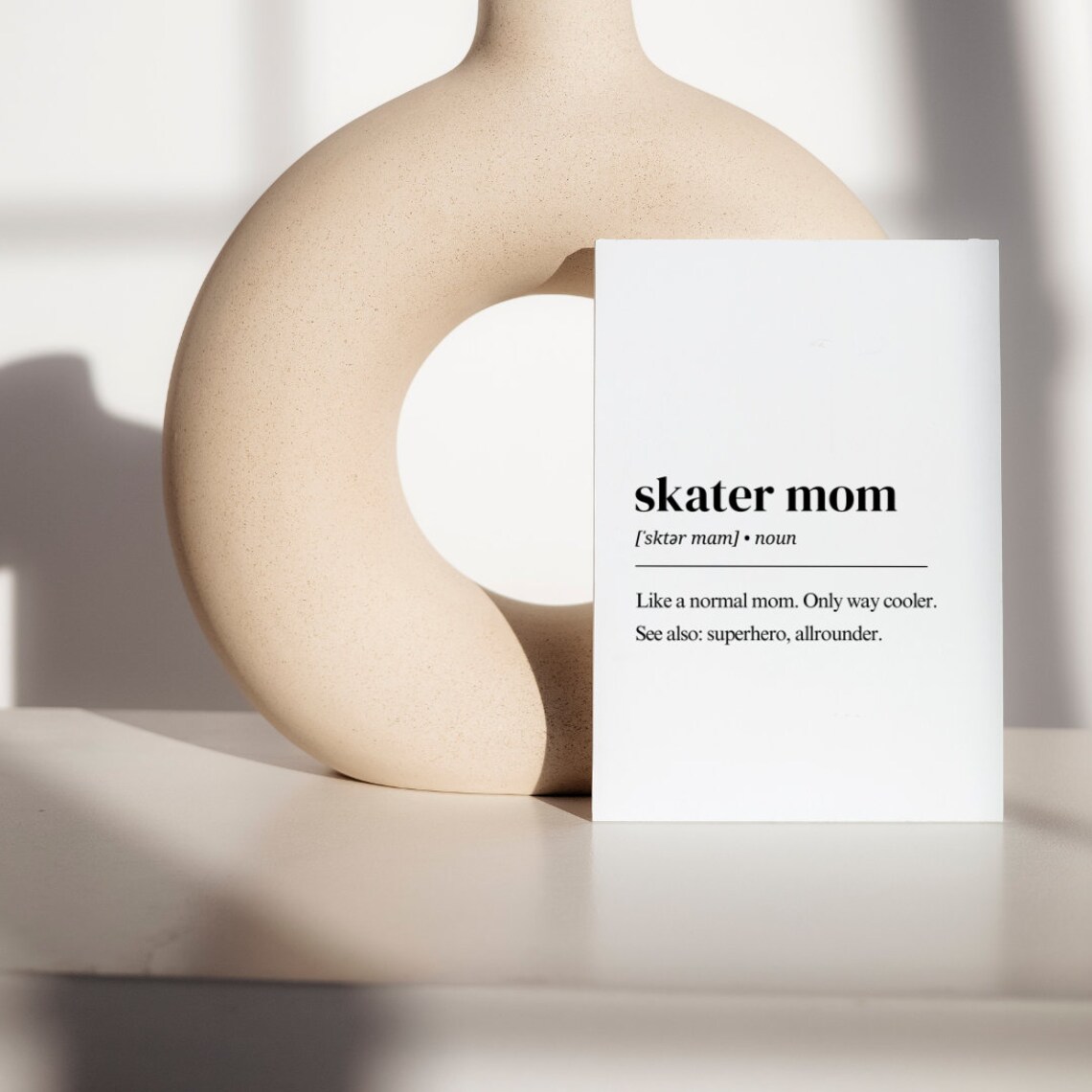 Skater Mom Definition Digital Download, Skateboarding Digital Print ...
