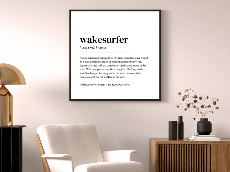 Wakesurfer Definition | Wakesurf Digital Print | Wakesurf Posters ...