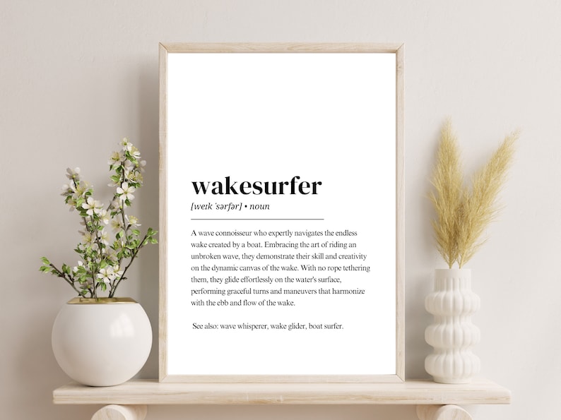 Wakesurfer Definition | Wakesurf Digital Print | Wakesurf Posters ...
