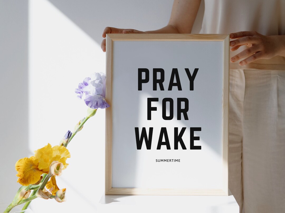 Wake Posters Wake up Digital Print Wakeboarding Quote Wakesurf ...