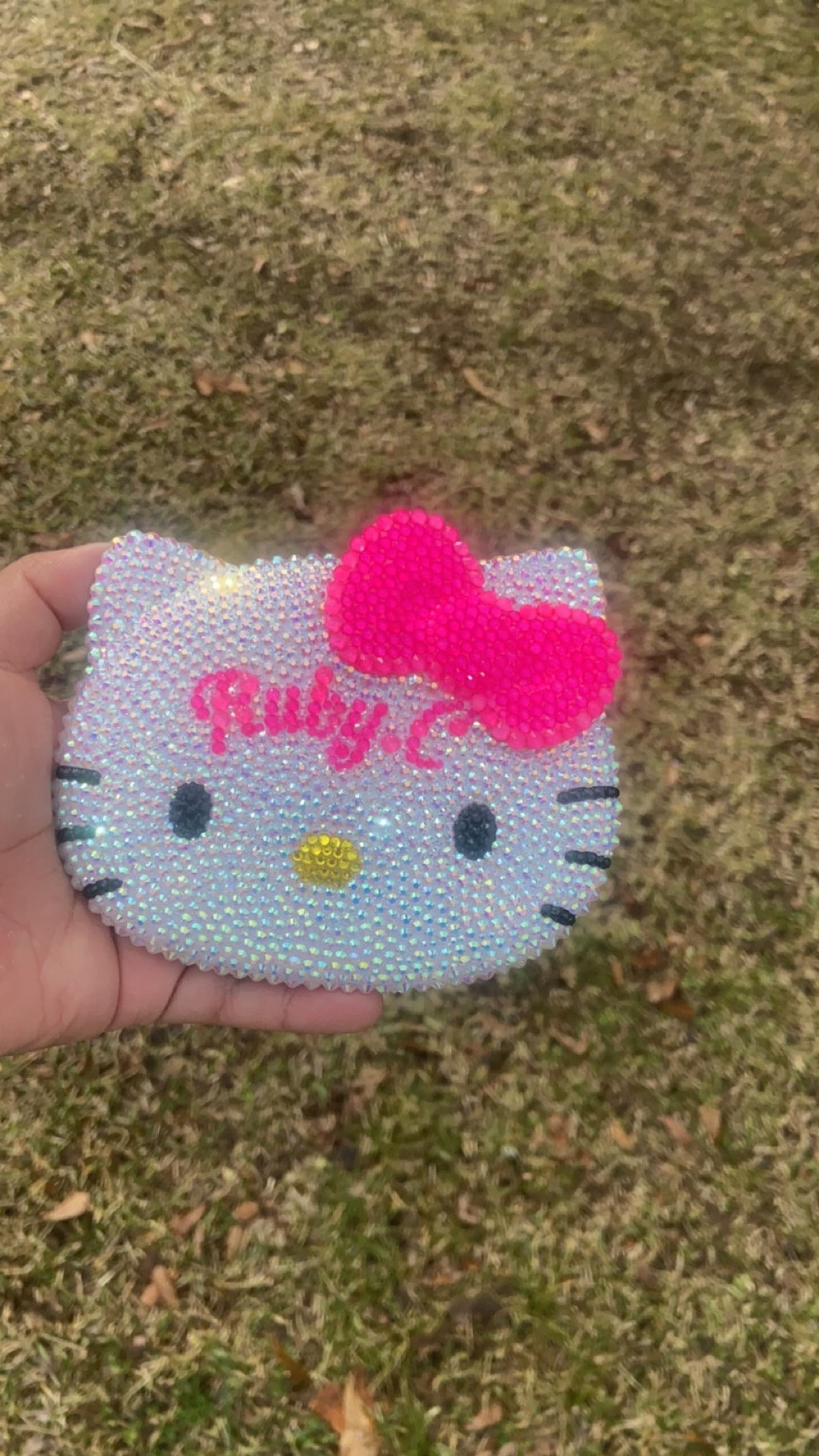 Hello Kitty Bedazzled Compact Hand Mirror - Etsy