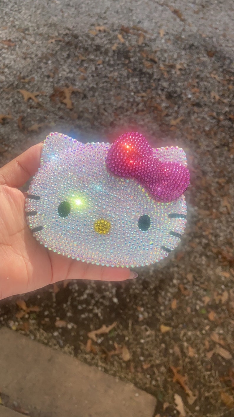 Hello Kitty Bedazzled Compact Hand Mirror - Etsy