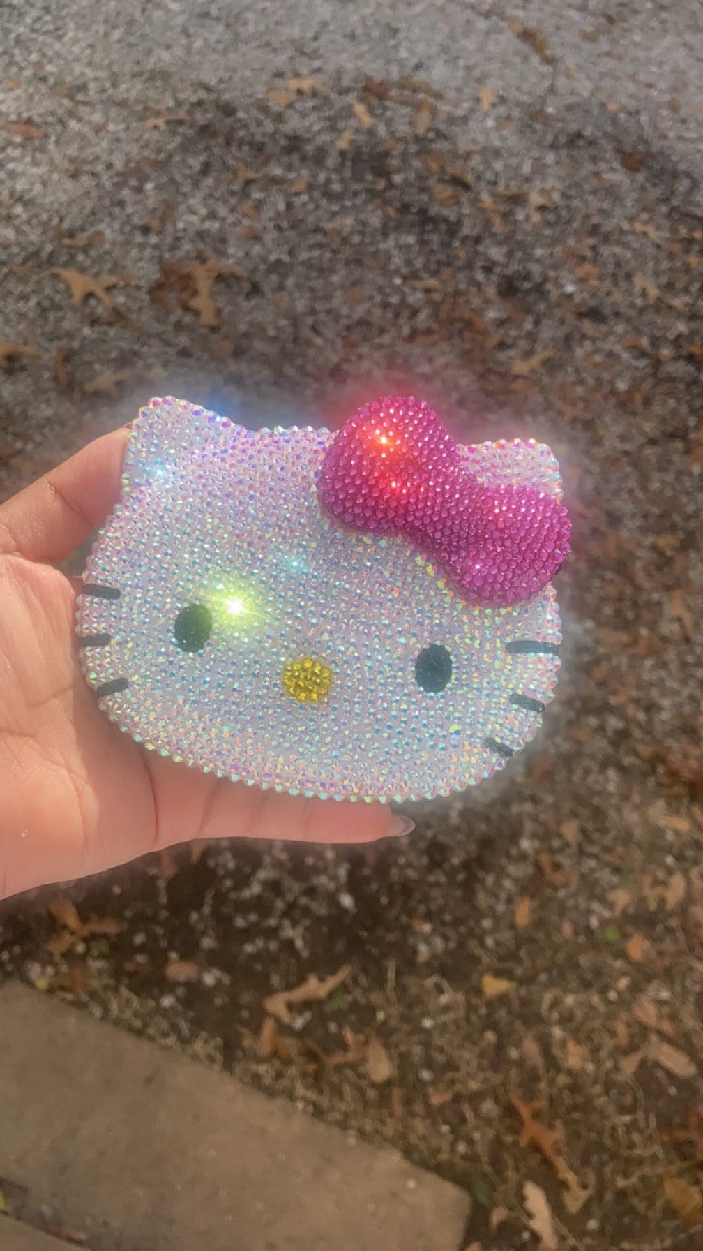 Hello Kitty Bedazzled Compact Hand Mirror - Etsy