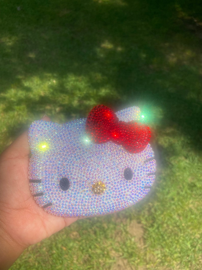 Hello Kitty Bedazzled Compact Hand Mirror - Etsy