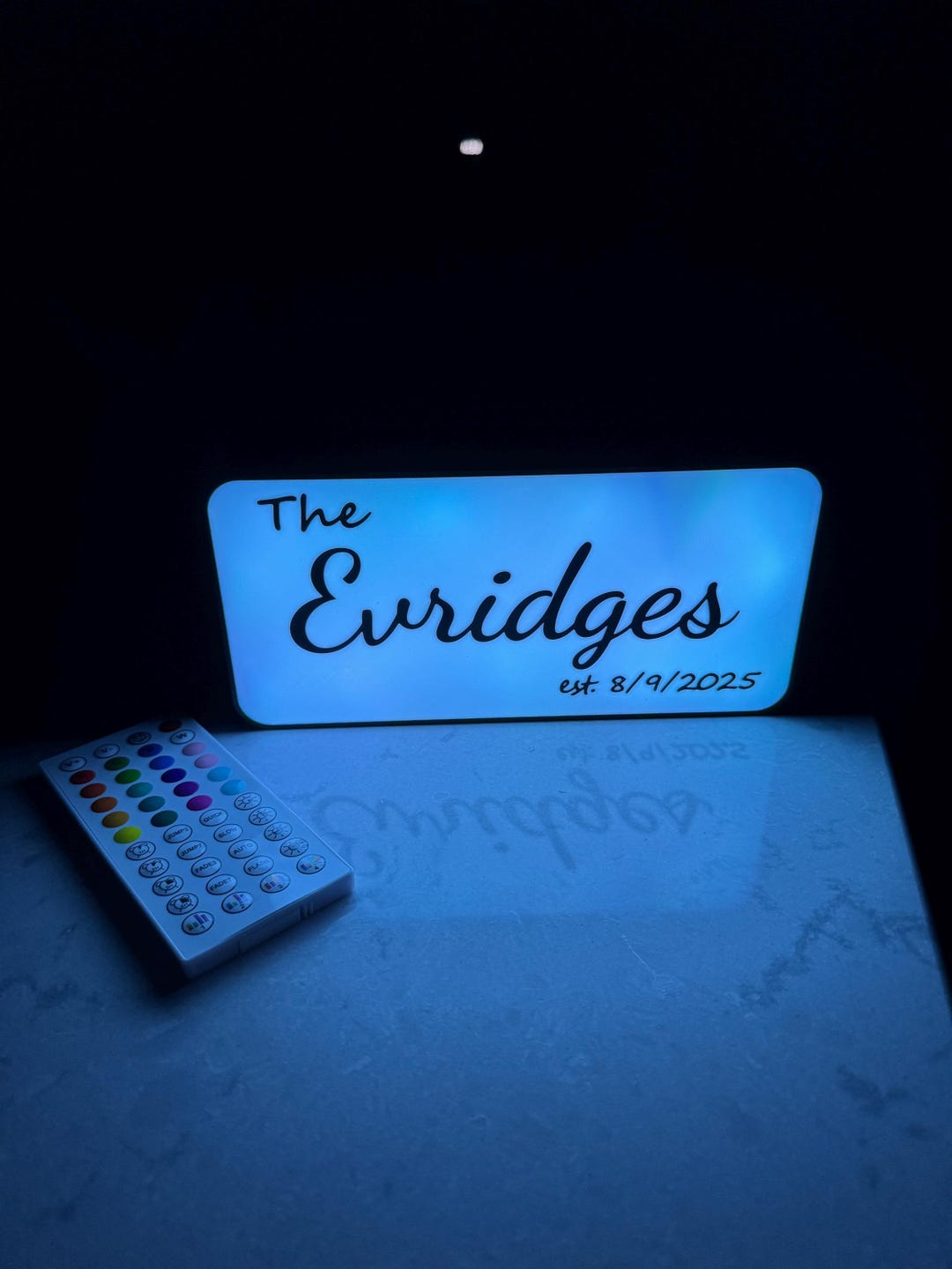 Custom Name Light Box Personalized Name Room Decor /wedding Gift ...