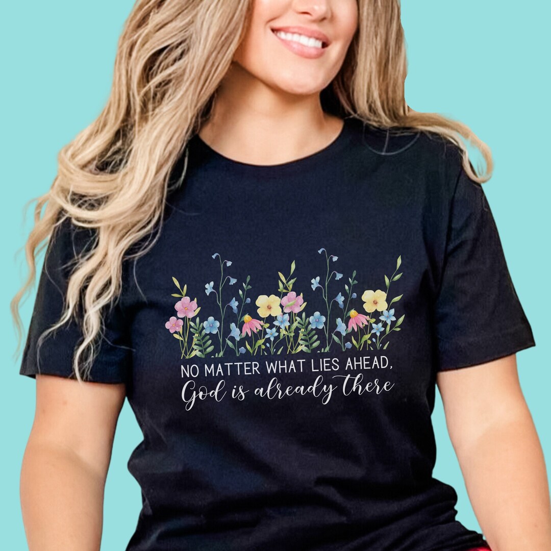 Christian Women Shirt Faith Based Clothes Worship Merch Tee Birthday ...