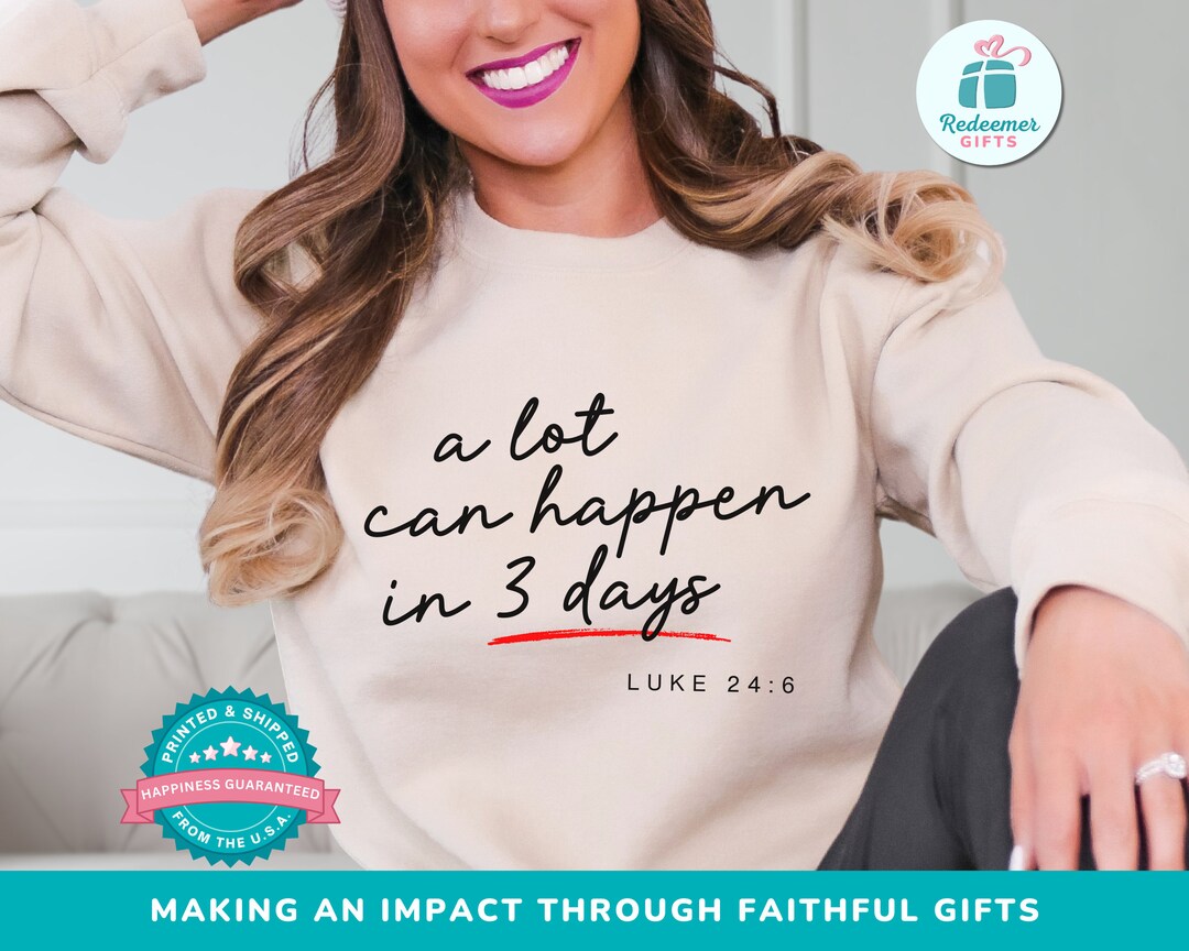 Trendy Christian Women Easter Sweatshirt, Worship Merch Sweater, Easter ...