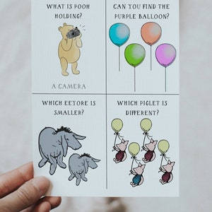 Flash Cards for Toddlers Winnie the Pooh Flash Cards Printable Flash ...