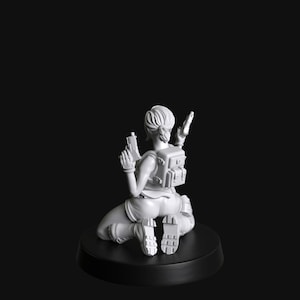 Pop Series 02b - Sexy Tomb Explorer in Short Shorts Posing on Her Knees ...
