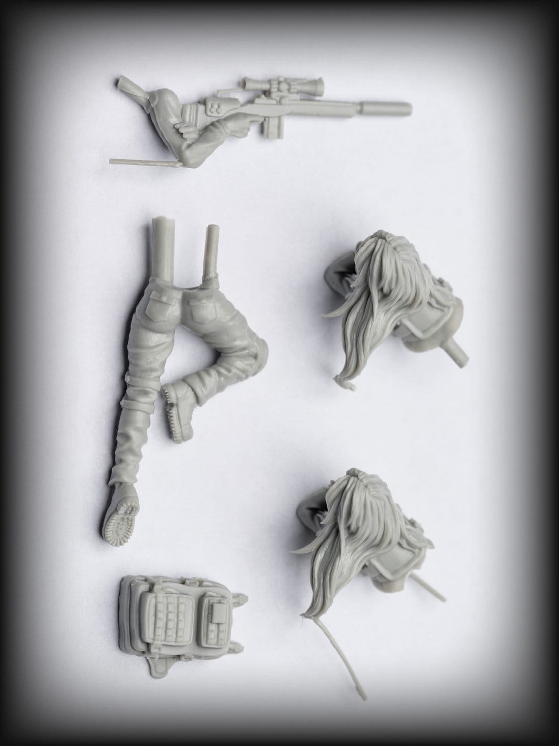 Strife Series 01b Cute Post-apocalyptic Stalker Girl With - Etsy