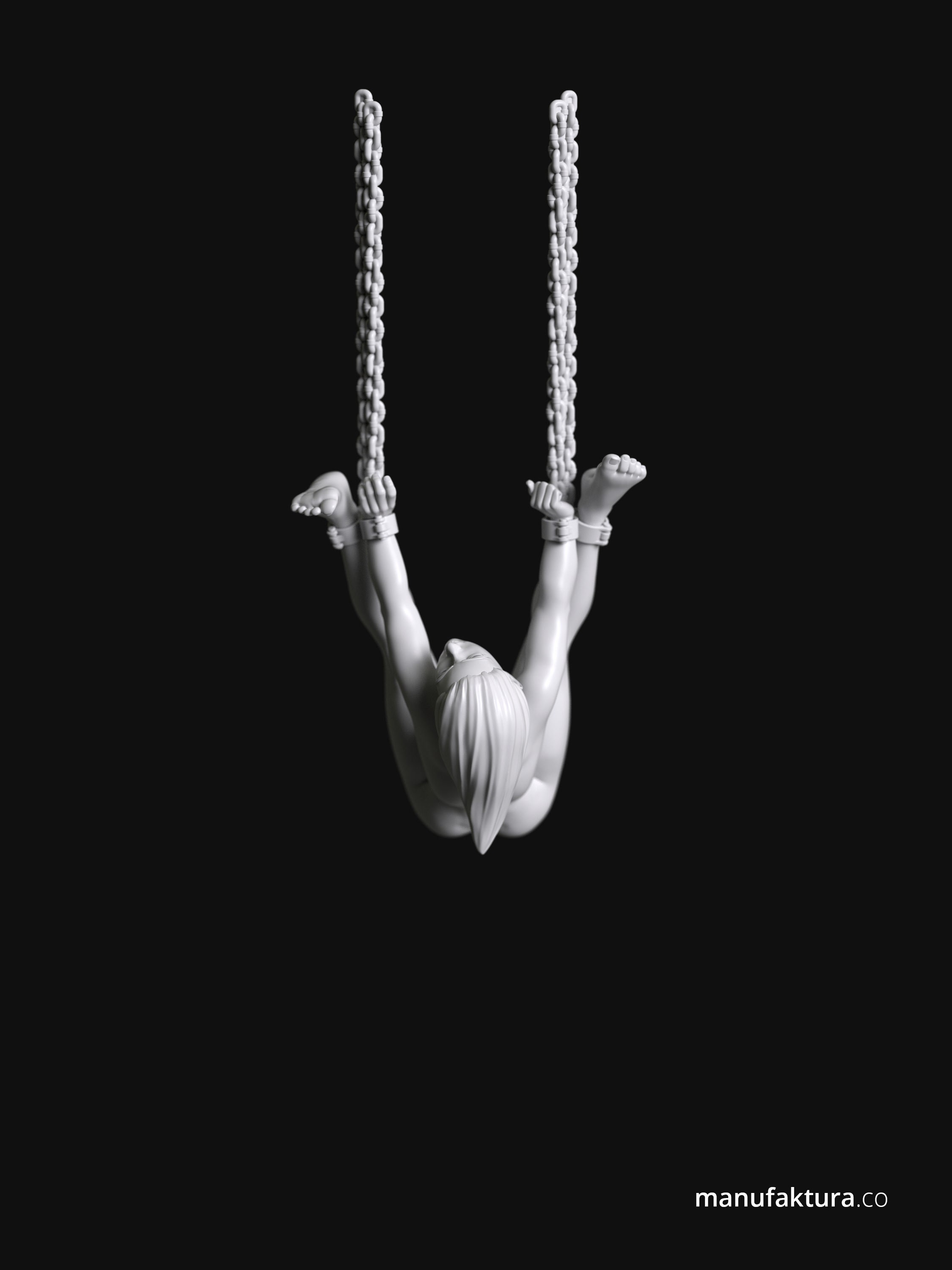Sub Series 132 Sexy Girl Suspended And Tied Up Naked By Etsy 日本