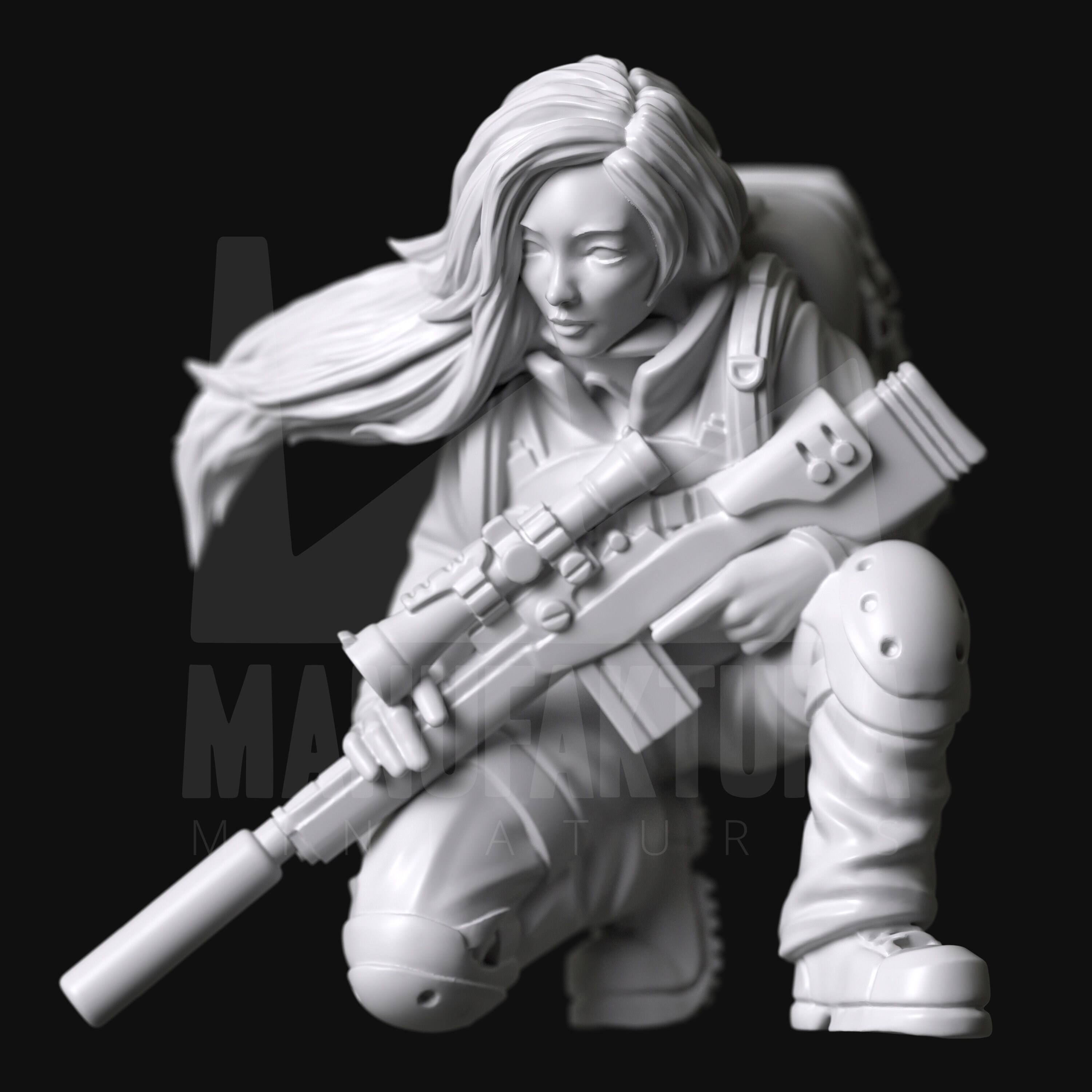 Strife Series 01a Cute Post-apocalyptic Stalker Girl With - Etsy