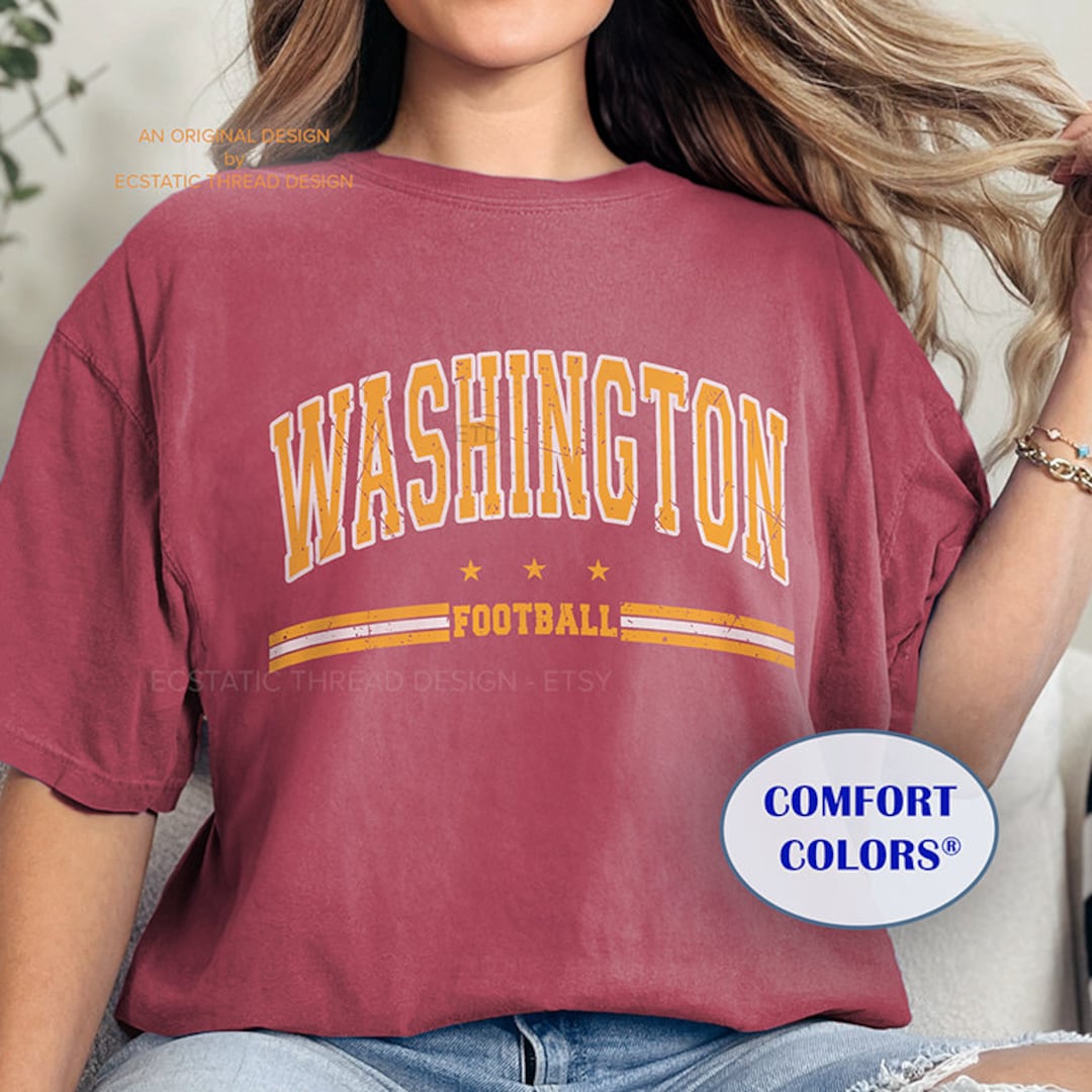 Vintage Washington Football Shirt, Distressed Washington Football Shirt ...