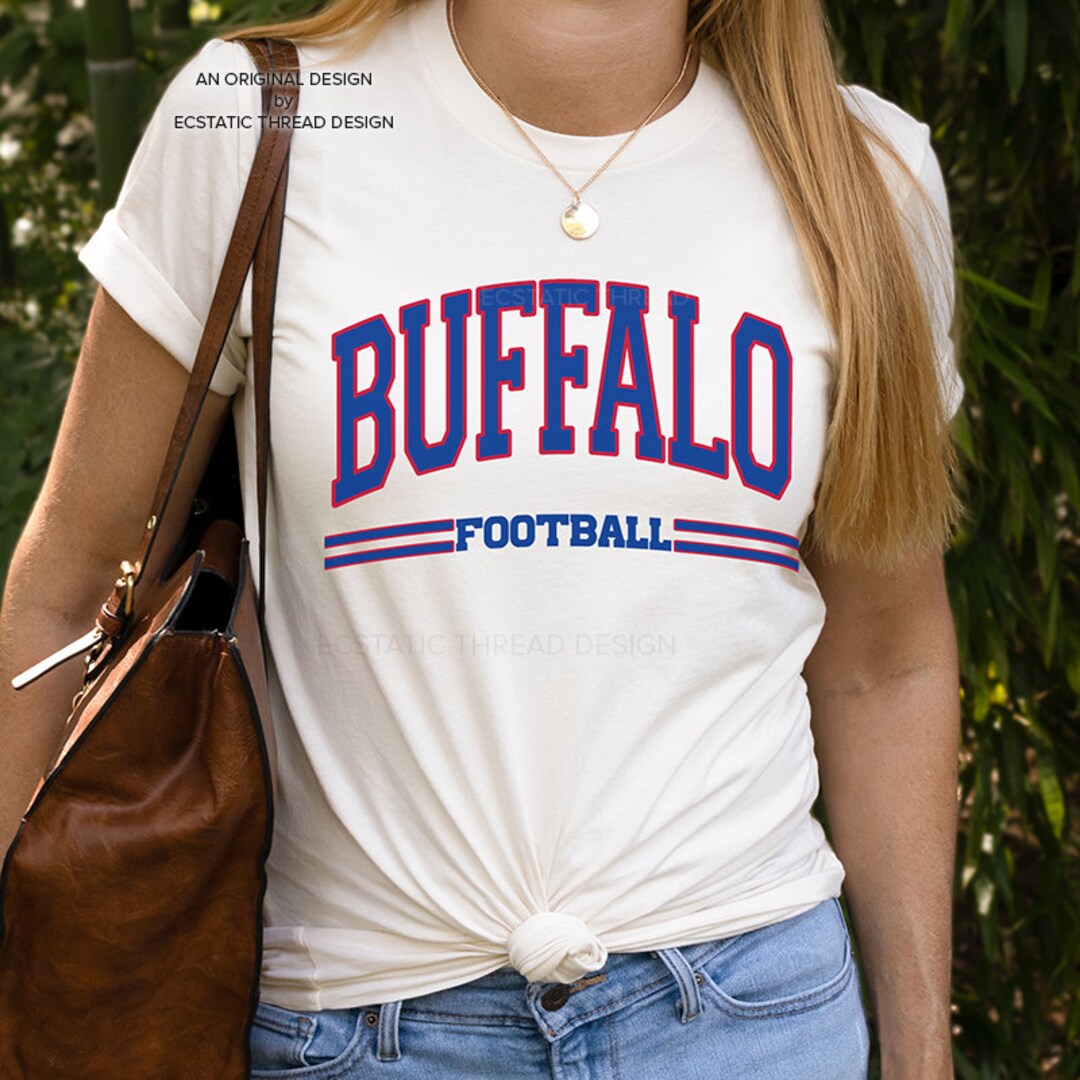 Buffalo Football Shirt, Vintage Buffalo T Shirt, Retro Buffalo Tshirt ...
